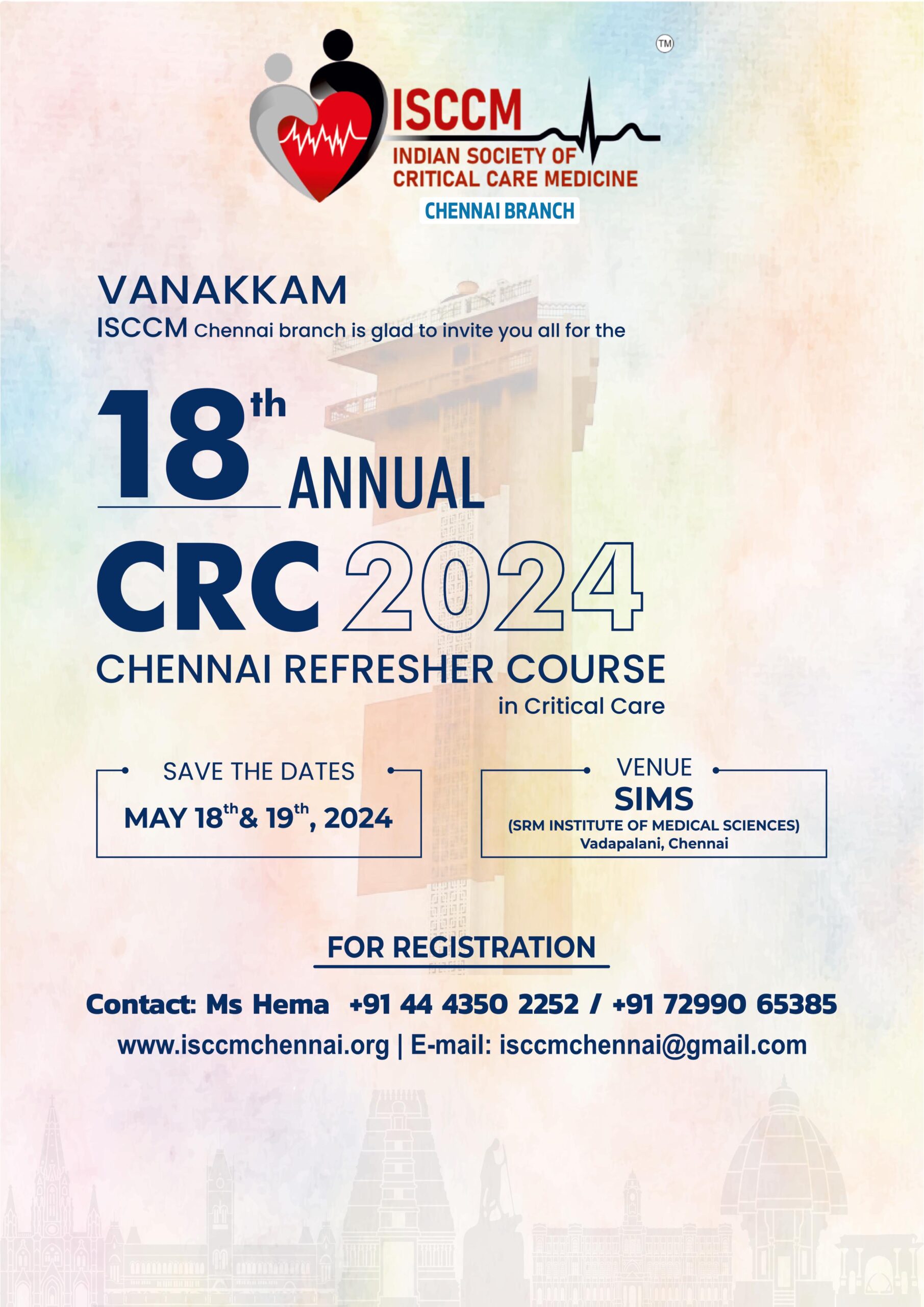 Home - ISCCM Chennai