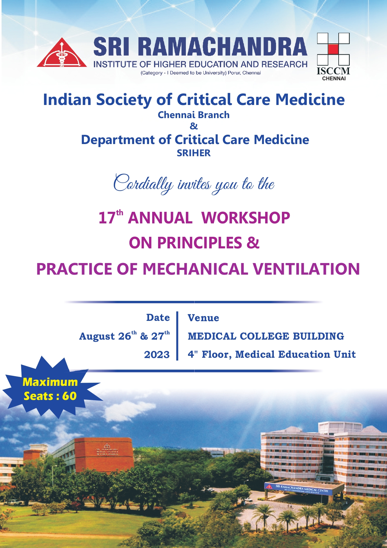 Home - ISCCM Chennai